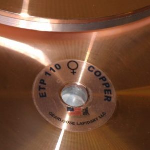 Gearloose laminated tin lap, 8" - The Rock Peddler- Discount Lapidary ...